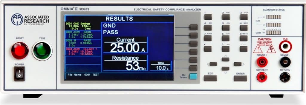 Associated Research 8256 Safety Tester Repair